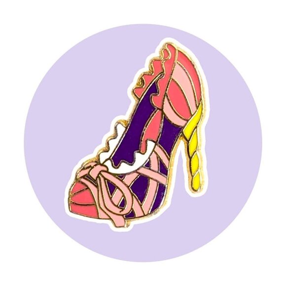 Disney | Accessories | Tangled Disney Pin Rapunzel Fashion Heel Shoe ...